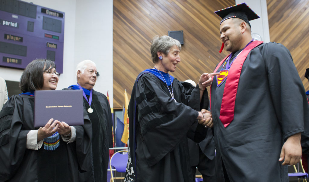 U.S. Secretary of the Interior tells Haskell grads she’s committed to ...